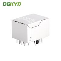 China RJ45 Connector Modular Jack with Built-in Integrated Filter Light Shielding Interface and Gold Plating 6u for sale