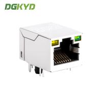 China RJ45 Connector Modular Jack with Built-in Integrated Filter Light Shielding Interface and Gold Plating 6u for sale