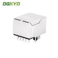 China KRJ-SH202ZNL Single-port RJ45 Connector Gigabit Filtered with LED Indicator and Shielding for Industrial Ethernet Port for sale