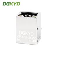 China KRJ-SH202ZNL Single-port RJ45 Connector Gigabit Filtered with LED Indicator and Shielding for Industrial Ethernet Port for sale