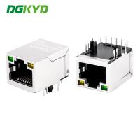 China KRJ-SH202ZNL Single-port RJ45 Connector Gigabit Filtered with LED Indicator and Shielding for Industrial Ethernet Port for sale