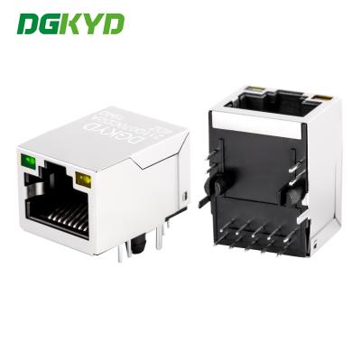 China Industrial Gigabit RJ45 Connector with Gold Plating for Ethernet Port Network Interface for sale