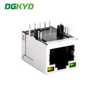 China Industrial Grade 100Mbps RJ45 Connector with Light Strip Filter and Transformer for sale
