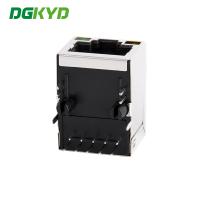 China Industrial Grade 100Mbps RJ45 Connector with Light Strip Filter and Transformer for sale