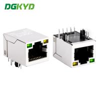 China Industrial Grade 100Mbps RJ45 Connector with Light Strip Filter and Transformer for sale