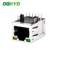 China 100Mbps POE RJ45 Shielded Connector with Integrated Filter for Industrial Network Port for sale
