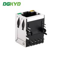 China 100Mbps POE RJ45 Shielded Connector with Integrated Filter for Industrial Network Port for sale