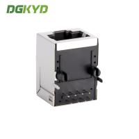 China RJ45 connector 100Mbps integrated transformer crystal head Ethernet interface DGKYD211B031GWA4D for sale