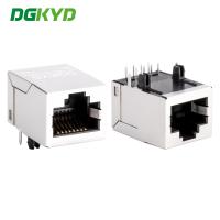 China RJ45 connector 100Mbps integrated transformer crystal head Ethernet interface DGKYD211B031GWA4D for sale