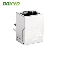 China RJ45 Connector 100Mbps Shielded Network Port Without Light Strip for Industrial Applications for sale