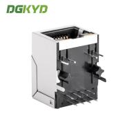 China Lightning Protection RJ45 Shielded Connector with 6U Gold Plating and Integrated Filter for Network Port for sale