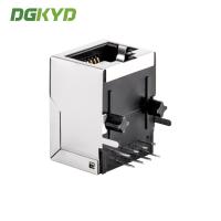 China 10/100 Base CAT5 Industrial Network Interface Shielded RJ45 Connector with Transformer for sale
