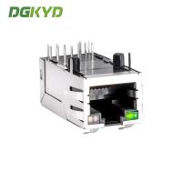 China Shielded RJ45 Modular Jack with Integrated Ethernet Filter for 100Mbps Network Applications for sale