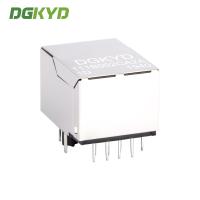 China 100Mbps RJ45 Connector with Integrated Transformer and Shielded Industrial Network Port for sale