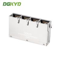 China Multi Port RJ45 Connector with Integrated Magnetic 8p12c Poe Filter for PCB Communication for sale