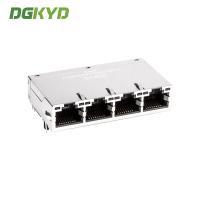 China Multi Port RJ45 Connector with Integrated Magnetic 8p12c Poe Filter for PCB Communication for sale