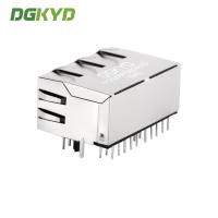 China Industrial Grade RJ45 Connector with 6u Gold Plating for Gigabit Ethernet for sale
