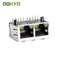 China Industrial Grade RJ45 Connector with 6u Gold Plating for Gigabit Ethernet for sale