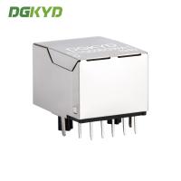 China Gigabit Ethernet Industrial Network Port RJ45 Shielded Connector Single In-line Package RJ45 Jack for sale