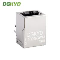 China Gigabit Ethernet Industrial Network Port RJ45 Shielded Connector Single In-line Package RJ45 Jack for sale