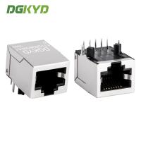 China Gigabit Ethernet Industrial Network Port RJ45 Shielded Connector Single In-line Package RJ45 Jack for sale