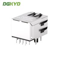 China 100Mbps Single Port RJ45 Connector with Integrated Filter RJ45 Jack for Industrial PCB Network Interface for sale