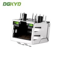 China 100Mbps Single Port RJ45 Connector with Integrated Filter RJ45 Jack for Industrial PCB Network Interface for sale