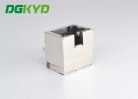 China 8p8c Crystal Head Socket Single Port Rj45 Connector jack for sale