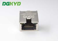 China 8p8c Crystal Head Socket Single Port Rj45 Connector jack for sale