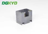 China All Plastic Head Socket With Lamp Cells 8p8c Low Profile RJ45 for sale