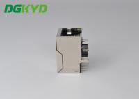 China Single Port 2.5G RJ45 Network Connector with 8-Position Gold Plating for PCB Mounting for sale