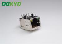 China 1 X 1 Dip With Lamp Shield 2.5G RJ45 Ethernet Connector for sale