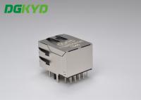 China 1 X 1 Dip With Lamp Shield 2.5G RJ45 Ethernet Connector for sale