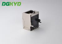 China Shielded 2.5G RJ45 Ethernet Jack TAB-Down 21.3mm Without LED for sale