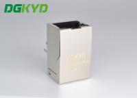 China DGKYD311Q070AB1A4DN Shielded Tab-Up Gigabit Cat6 RJ45 Connector with 1000M BASE-TX Speed and 10 Positions for sale