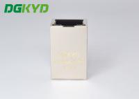 China DGKYD311Q070AB1A4DN Shielded Tab-Up Gigabit Cat6 RJ45 Connector with 1000M BASE-TX Speed and 10 Positions for sale