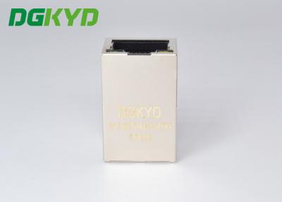 China DGKYD311Q070AB1A4DN Shielded Tab-Up Gigabit Cat6 RJ45 Connector with 1000M BASE-TX Speed and 10 Positions for sale