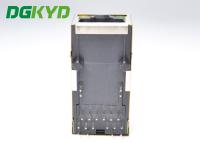 China Single Port Gigabit PoE RJ45 Connector 12 Pin with Transformer 1000M Base-TX for sale