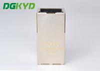 China Single Port Gigabit PoE RJ45 Connector 12 Pin with Transformer 1000M Base-TX for sale