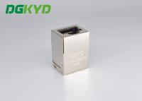 China TAB UP 100BASE RJ45 SMD Connector Communication Socket DGKYD911B031GWW7S for sale