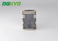 China TAB UP 100BASE RJ45 SMD Connector Communication Socket DGKYD911B031GWW7S for sale