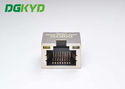China Single Countersunk 4.2 SMT RJ45 Connector Jack With Shield DGKYDCB421188AB1W6SB for sale