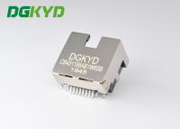 China Single Countersunk 4.2 SMT RJ45 Connector Jack With Shield DGKYDCB421188AB1W6SB for sale