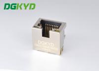 China Single Countersunk 4.2 SMT RJ45 Connector Jack With Shield DGKYDCB421188AB1W6SB for sale