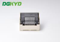 China Single Countersunk 4.2 SMT RJ45 Connector Jack With Shield DGKYDCB421188AB1W6SB for sale