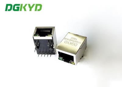 China Single Port TAB UP RJ45 Modular Jack For Printed Circuit Board for sale