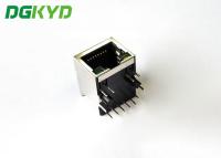 China Single Port TAB UP RJ45 Modular Jack For Printed Circuit Board for sale