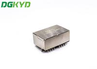 China POE 1X2 8P8C Tab Down RJ45 Network Jack Without LED - 10/100/1000BASE-T Compatible with 1500V Hi-pot Rating for sale