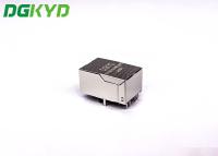 China Single Port 8P8C TAB UP RJ45 Network Connector With LED for sale
