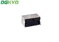 China Modular 180 Degree 1X2 Ethernet RJ45 Connector for sale